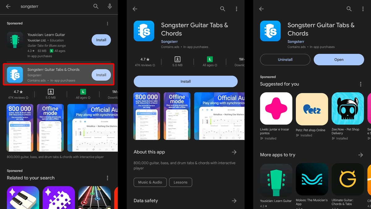 Songsterr Guitar Tabs & Chords app | Insiderbits