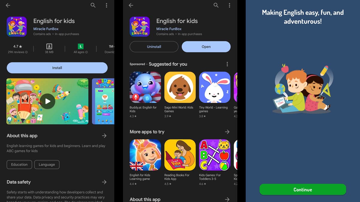 Teach Your Child with the English for Kids App | Insiderbits