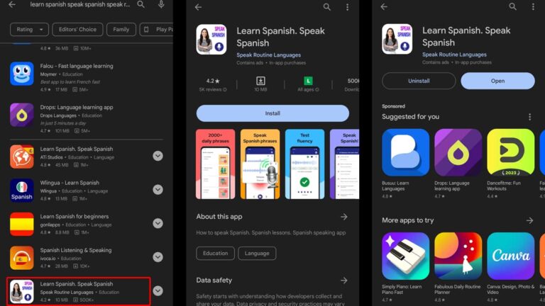 Get a free Spanish course app | Insiderbits