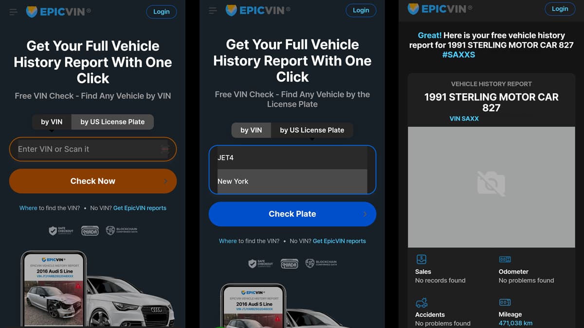 How to Use EpicVIN to Check Vehicle License Plates | Insiderbits