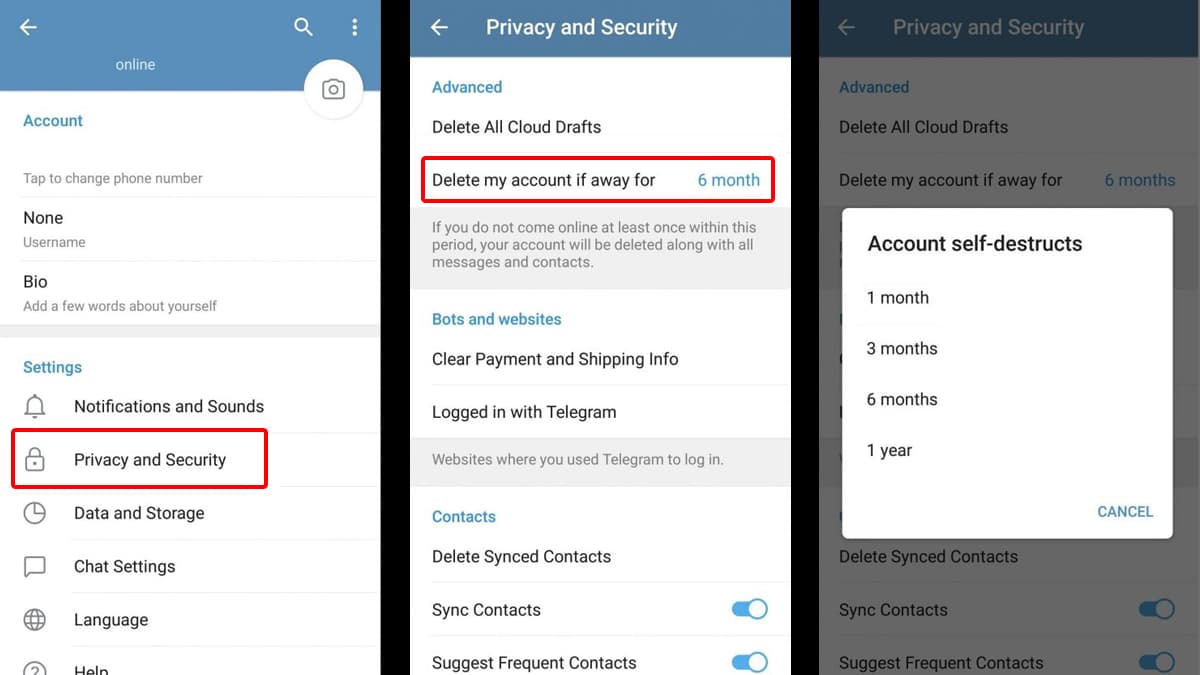 How to Delete Your Telegram Account | Insiderbits