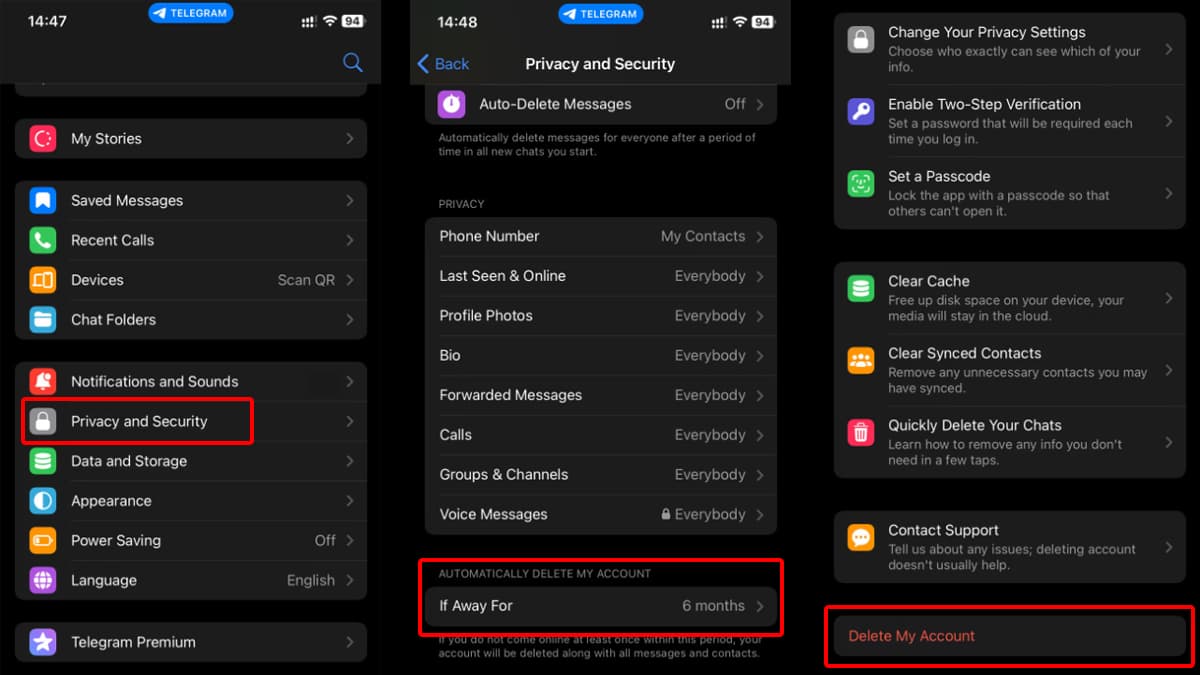 How to Delete Your Telegram Account | Insiderbits