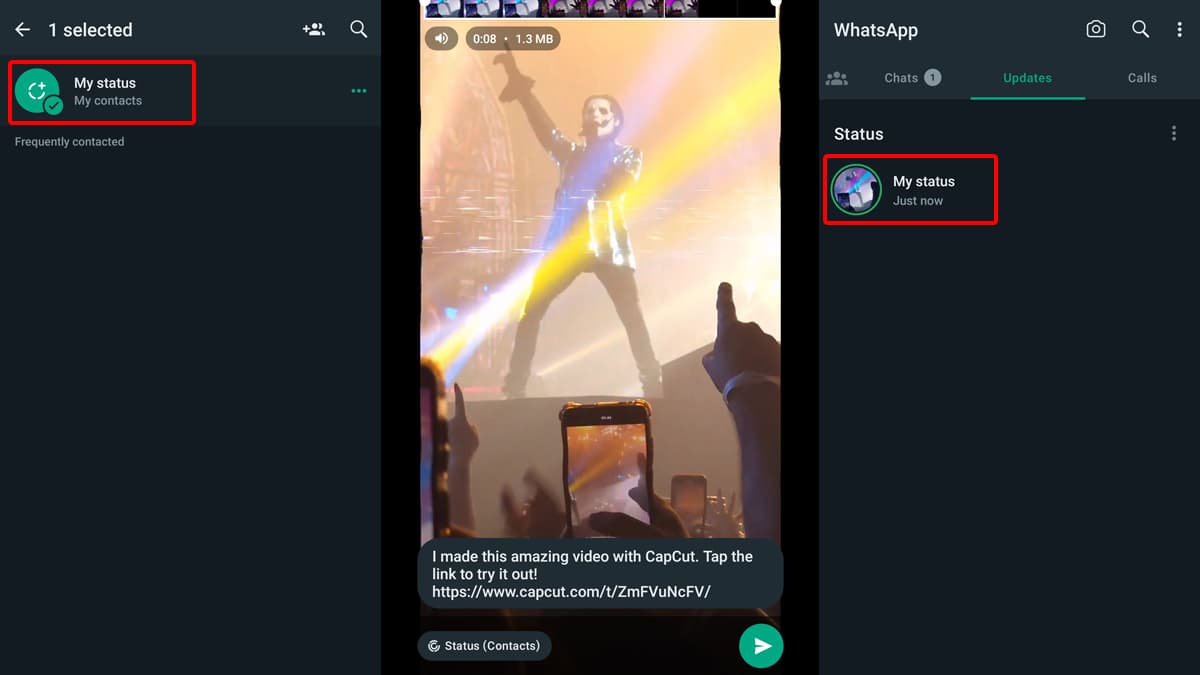 How to add effects to WhatsApp status videos | Insiderbits