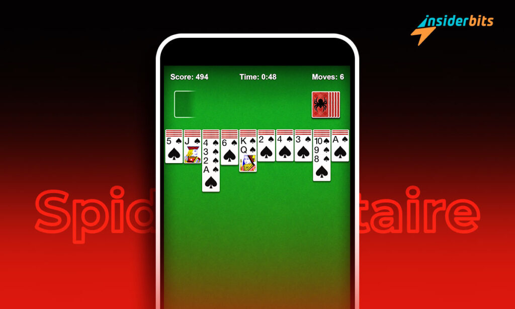 Play Spider Solitaire On Your Phone | Insiderbits