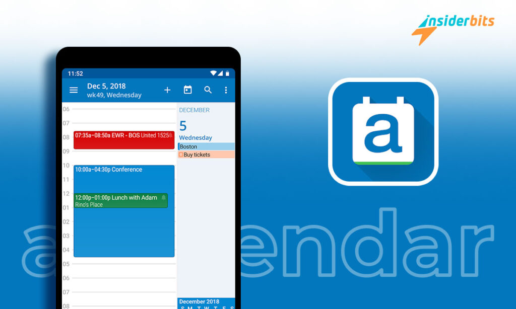 aCalendar: Personal Calendar App | Insiderbits