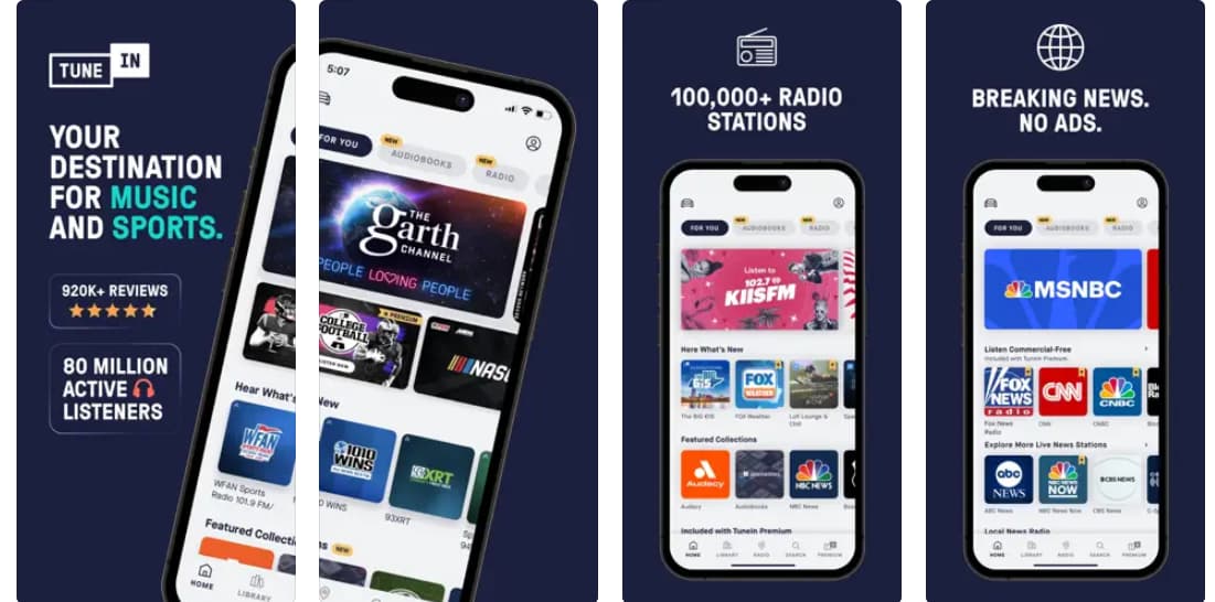 TuneIn Radio | Insiderbits