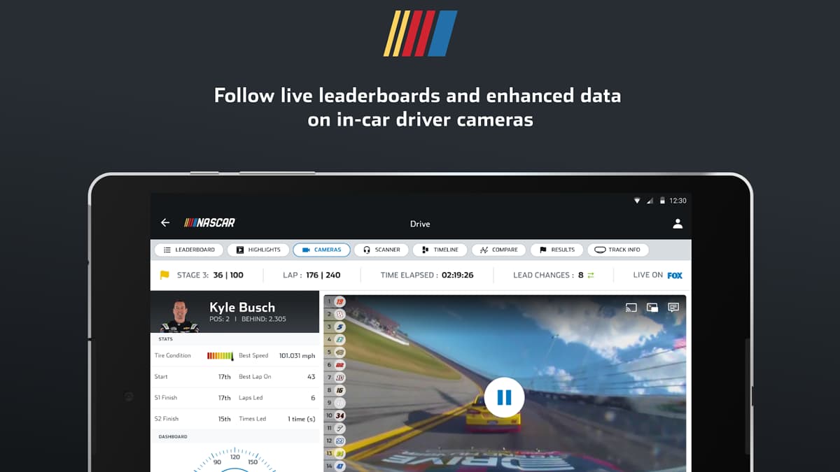The Official NASCAR Mobile App | Insiderbits