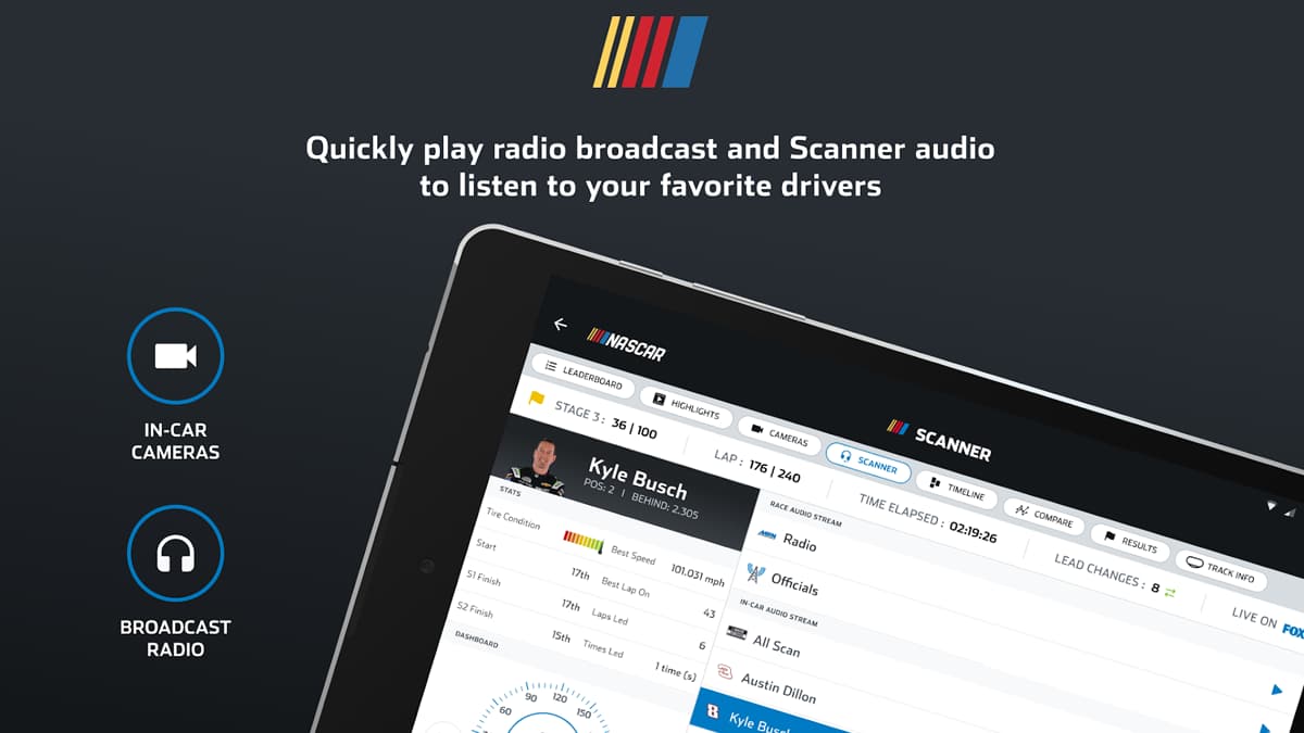 The Official NASCAR Mobile App | Insiderbits