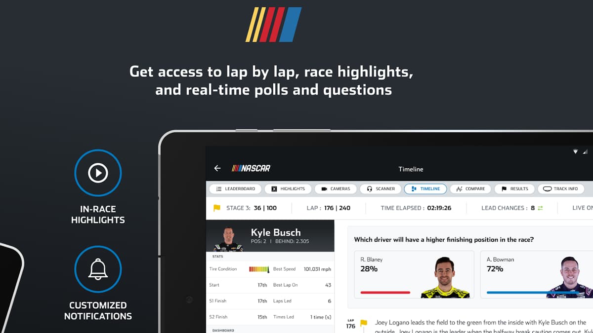 The Official NASCAR Mobile App | Insiderbits