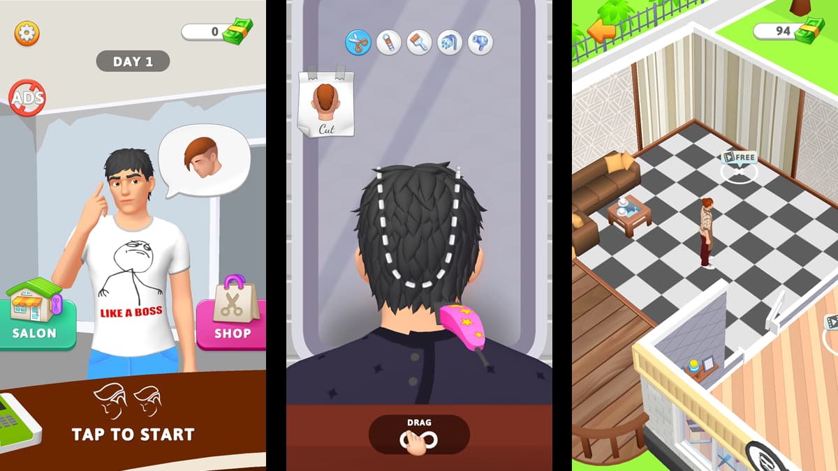 Start Trends in Hair Tattoo: Barber Shop Game | Insiderbits