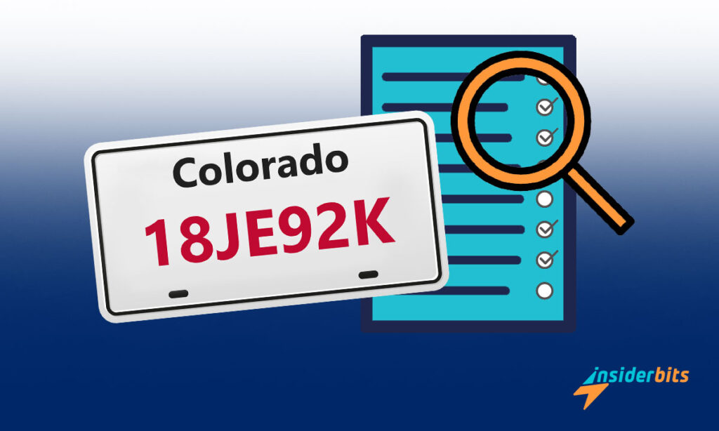 Colorado License Plate Lookup Explained | Insiderbits