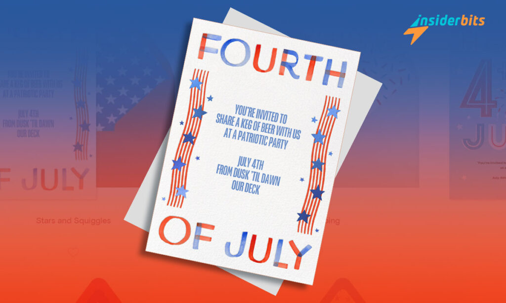 4th Of July Invitations Online For Free | Insiderbits