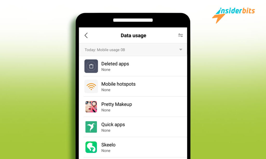 How to check data usage on Android | Insiderbits