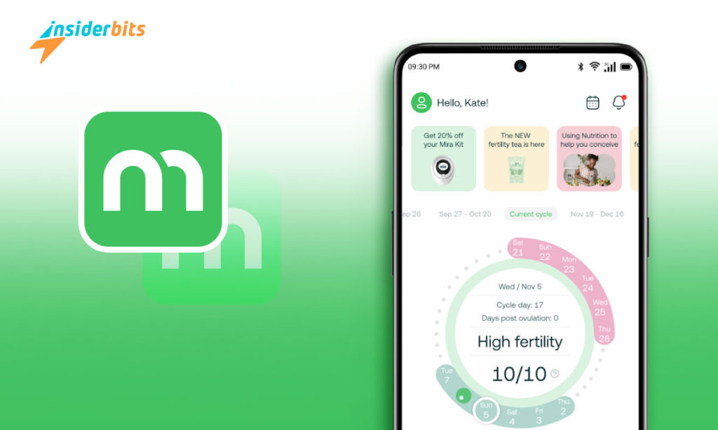 Mira - Free fertility app to track your cycle | Insiderbits