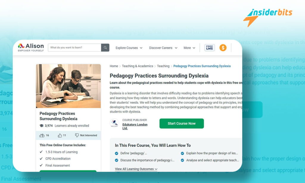 Free Pedagogy Course: Analysis and Register | Insiderbits