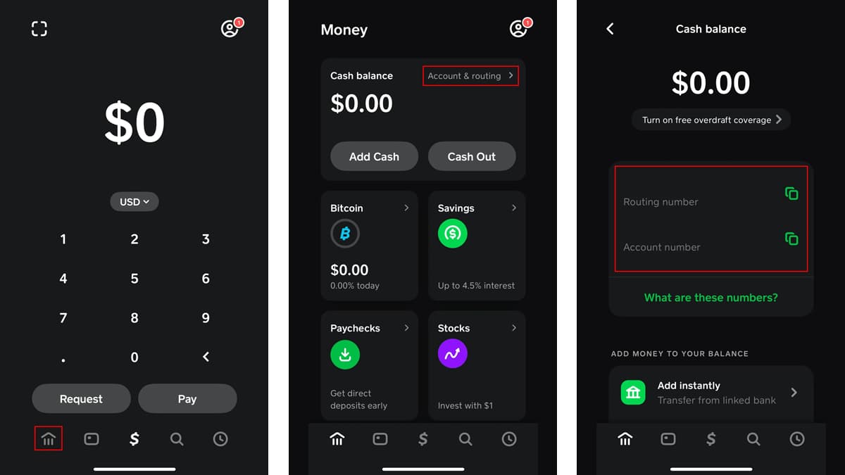 Locate Your Cash App Routing Number | Insiderbits