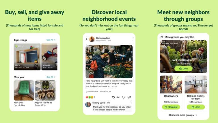 Top Neighborhood Apps | Insiderbits