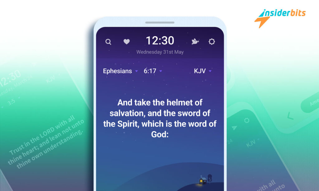 The Bible Lock Screen App Experience | Insiderbits