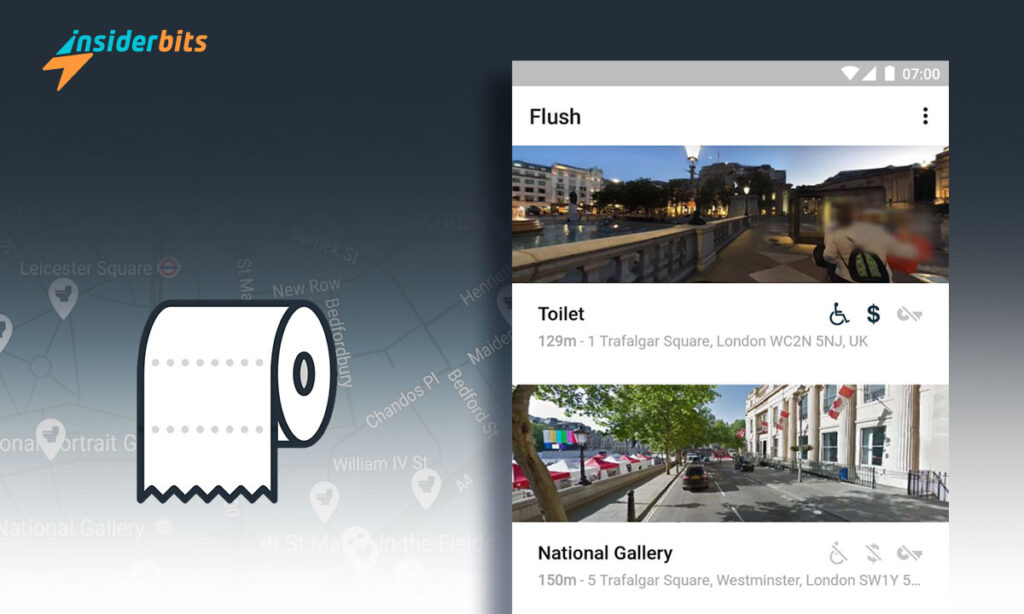 Flush Public Toilets App: Bathroom Finder | Insiderbits