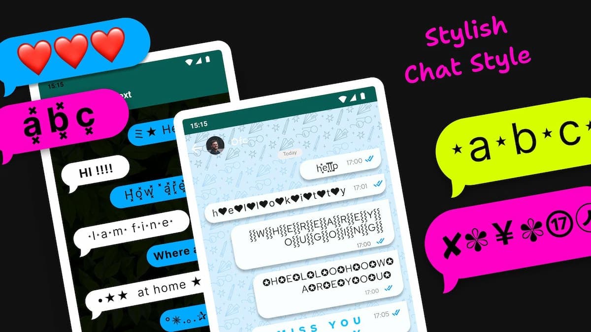 WhatsApp Chat With the Best Font Changer | Insiderbits