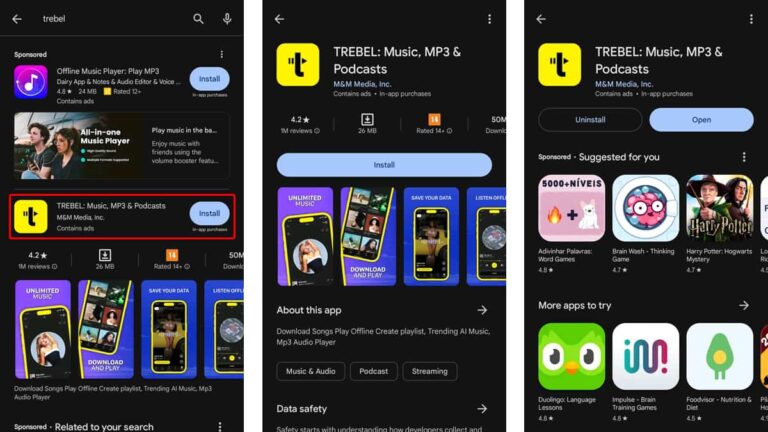 TREBEL: Free Music App for Offline Playlists | Insiderbits