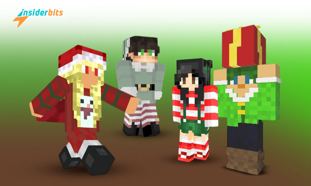 Create Your Own Christmas Minecraft Skin | Insiderbits