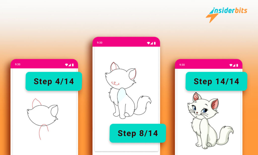 Easy Drawing Tutorial to Follow on Your Phone | Insiderbits